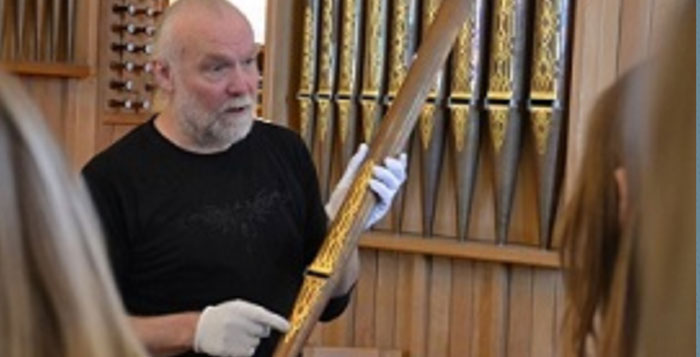 Fysiktime flyttet til Haslev Kirkes orgel - Faxe Netavis